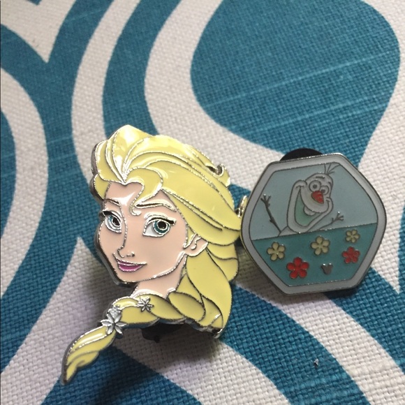 Disney | Other | Disney Elsa Olaf Pins | Poshmark